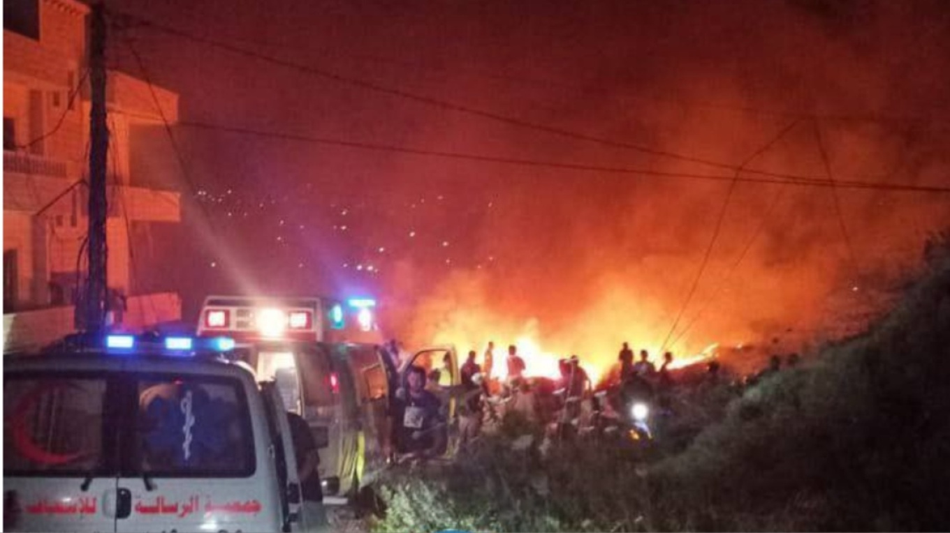 Ισοπεδώθηκε κτίριο σε βομβαρδισμό του Ισραήλ στον Λίβανο, υπάρχουν ...