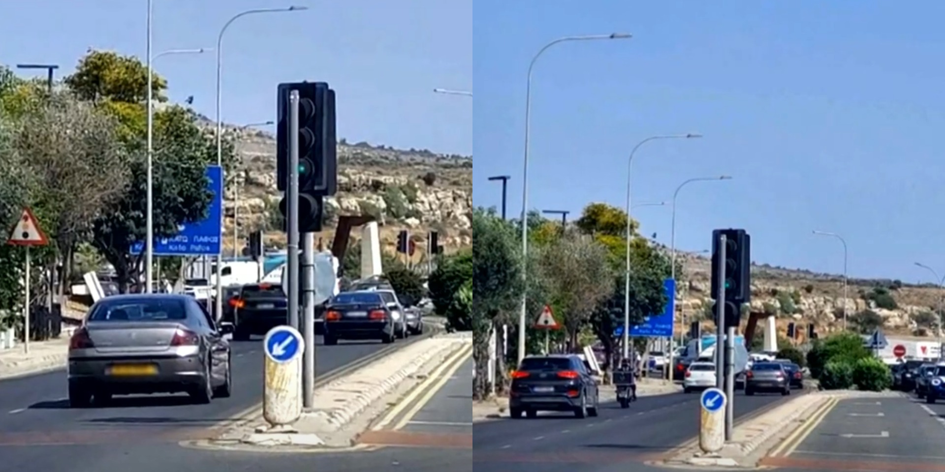 Το είδαμε κι αυτό: Τοποθέτησαν στύλο μπροστά από… φώτα τροχαίας - Δείτε ...