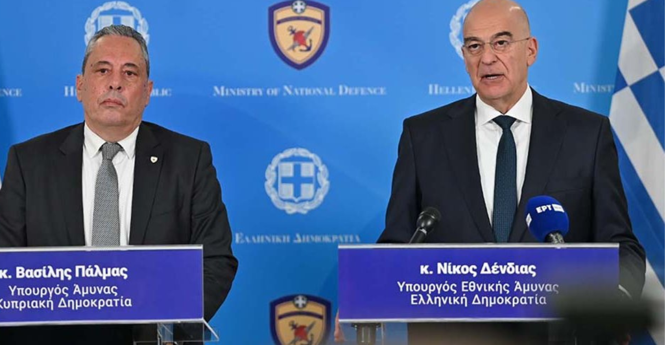 Η αμυντική συνεργασία στο επίκεντρο συνάντησης ΥΠΑΜ Κύπρου-Ελλάδας