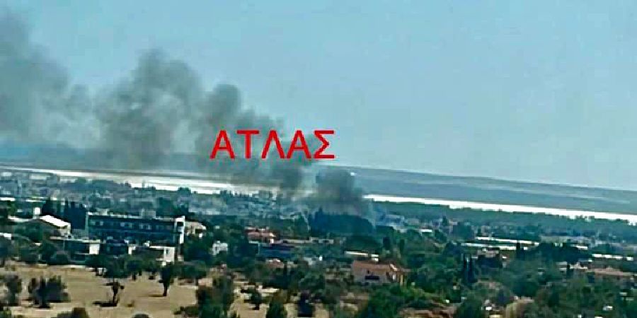 Σε εξέλιξη πυρκαγιά στη Λεμεσό - Δείτε φωτογραφία από το σημείο