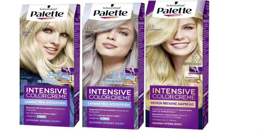 Palette Intensive Color Crème: Επαναλανσαρισμένη σειρά με νέες ξανθές ...