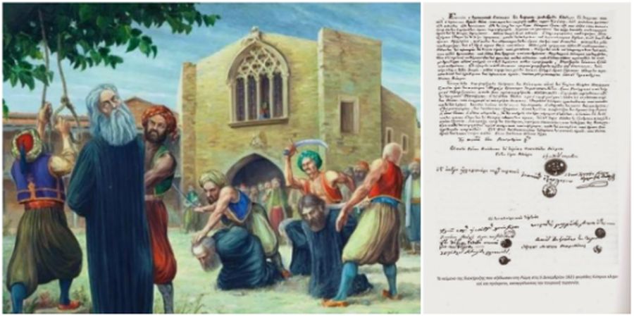 Η πρώτη κυπριακή διακήρυξη υπέρ της Ένωσης το 1821