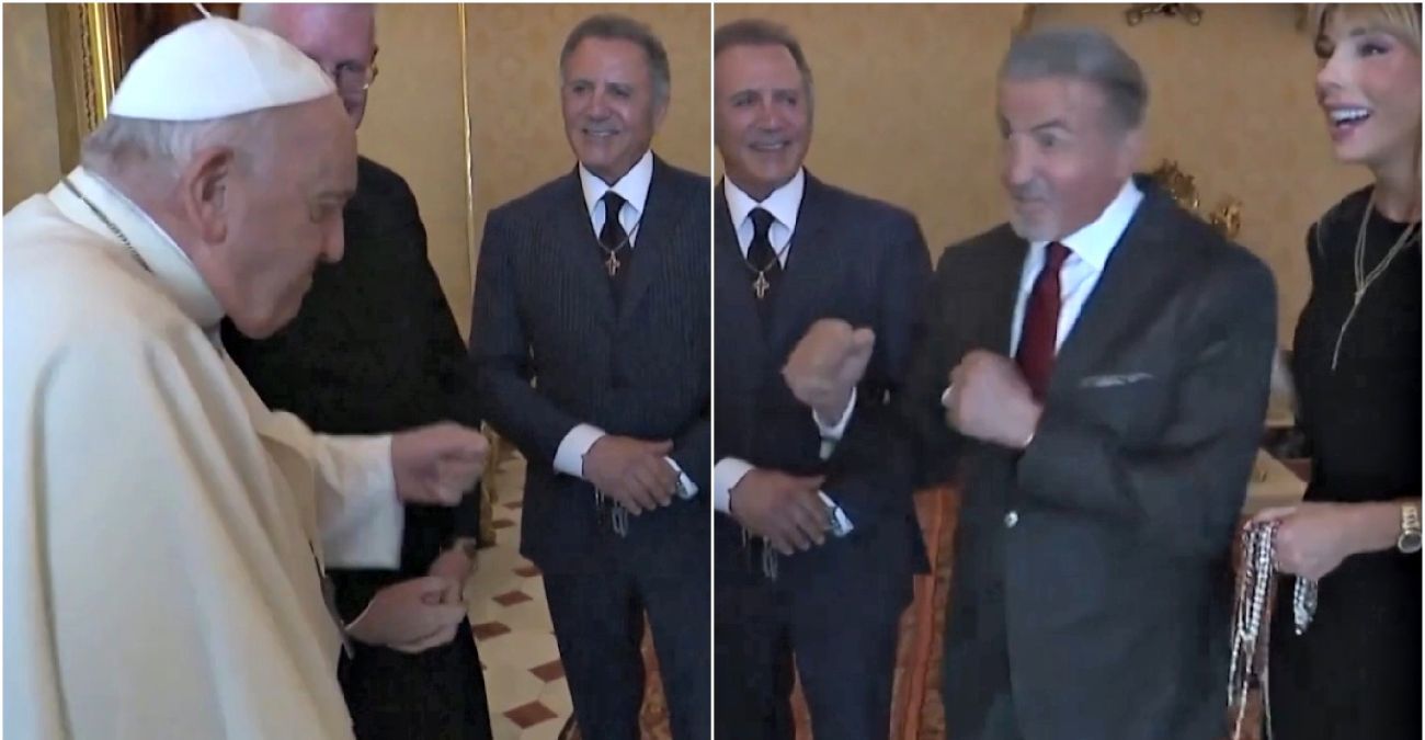 «Μαχητής» ο Πάπας Φραγκίσκος - Τα «βάζει» με τον Σιλβέστερ Σταλόνε στο ...