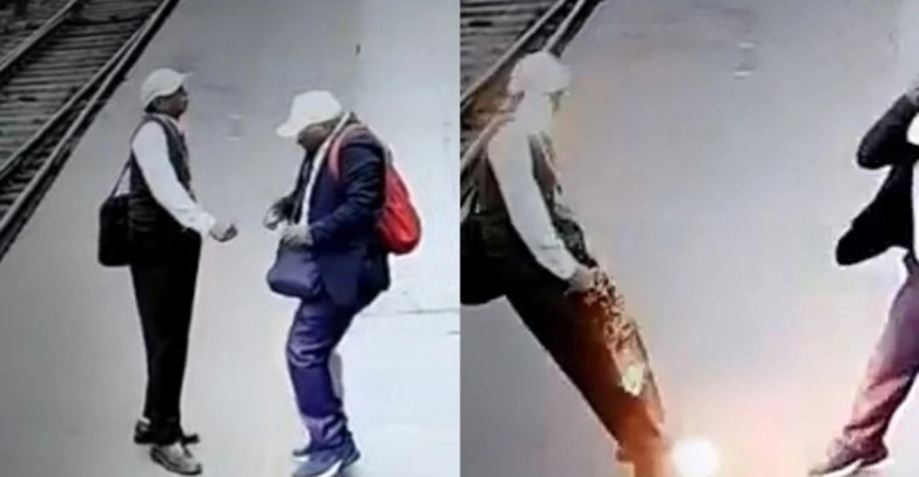 Σοκαριστικό βίντεο από τη στιγμή που άντρας παθαίνει ηλεκτροπληξία από ...