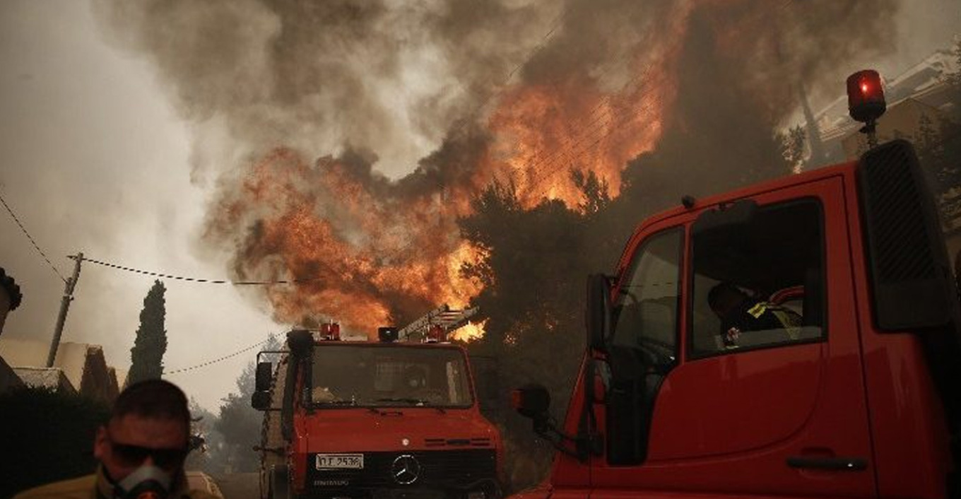 Φωτιές στη Φθιώτιδα: Πύρινα μέτωπα σε Λαμία και Τιθορέα